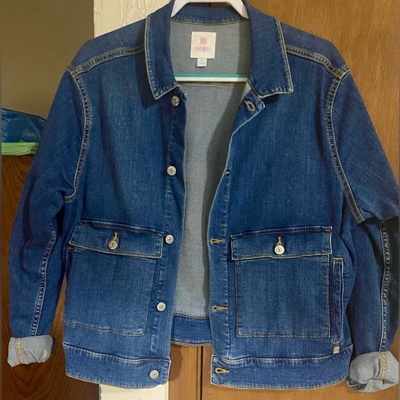 LuLaRoe | Jackets & Coats | Euc Lularoe Denim Jacket Size 2xl See Size ...